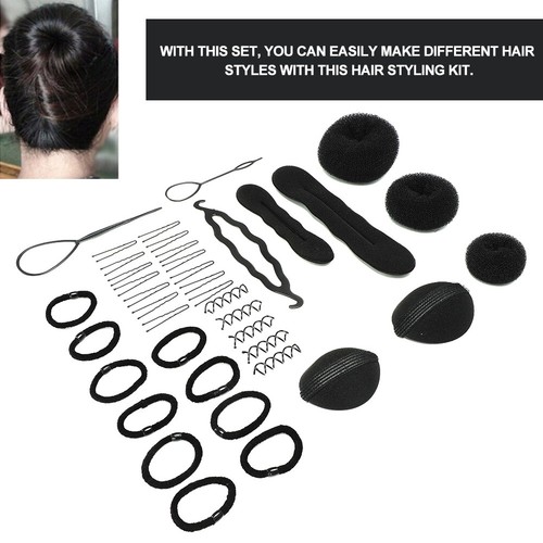 (12Pcs)12Pcs Hair Styling Accessories Kit Set DIY Twisting Hair Braid ...