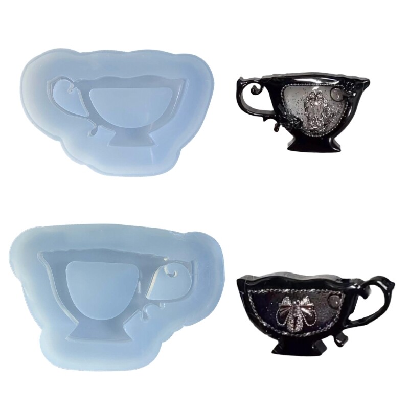 Silicone Liquid Sand Coffee Cup Mold for DIY Lovers Jewelry Projects ...