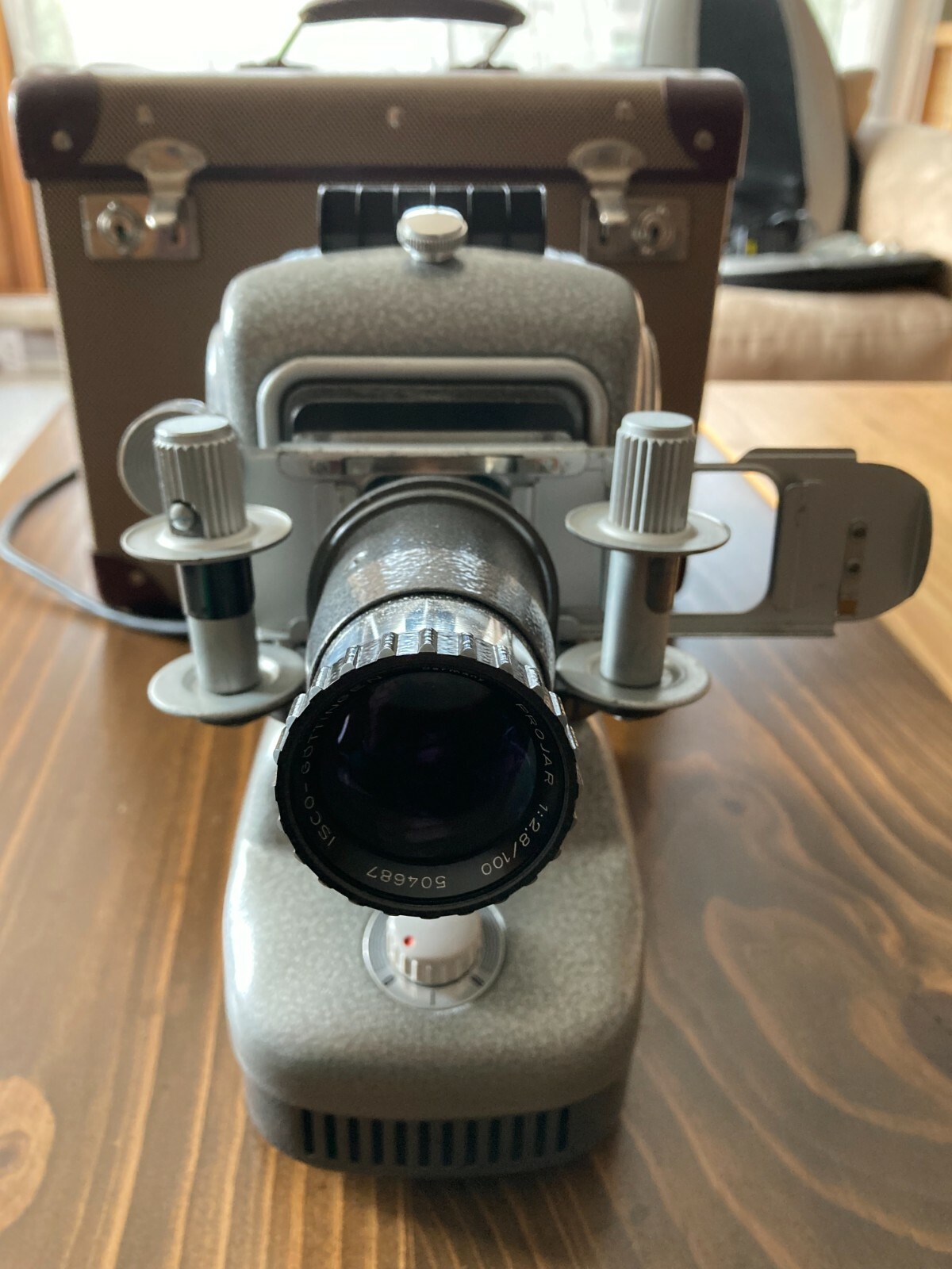 Genuine Noris Vintage Dual Slide Projector complete with case. Made in ...