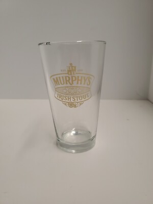 Murphy's Irish Stout Beer Pint Glass Chip On Inside Rim | eBay