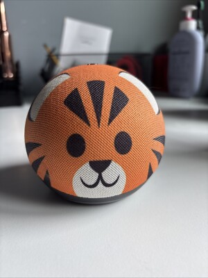 Tiger Amazon Alexa Echo Dot Kids Edition Smart Speaker 4th Gen | eBay