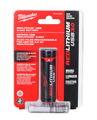 Milwaukee 48-11-2131 RedLithium 3.0 AH Rechargeable Battery 45242576685 ...