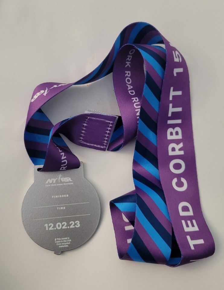 NYRR 2023 Ted Corbitt 15K Medal | eBay