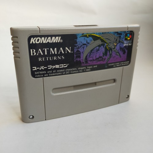 Batman Returns Konami pre-owned Nintendo Super Famicom SFC SNES Tested ...