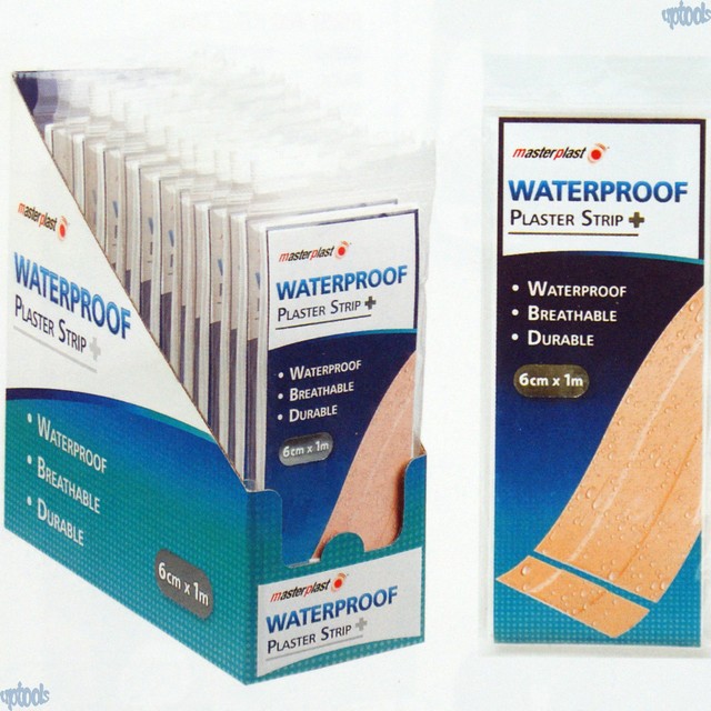 Masterplast Waterproof Plaster Strip 6cm X 1m for sale online | eBay