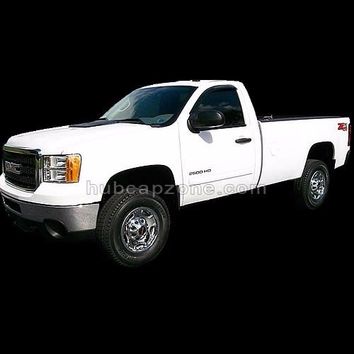 4 Chrome Chevrolet Wheel Skins Hubcaps 17" 2011-2019 Chevy Silverado ...