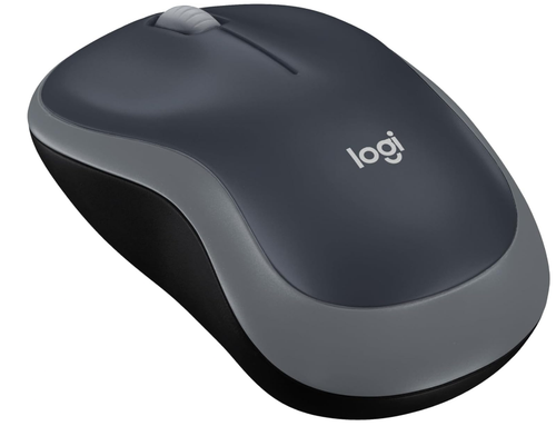 Logitech M185 Wireless Mouse, 2.4GHz with USB Mini Receiver- Swift Grey ...