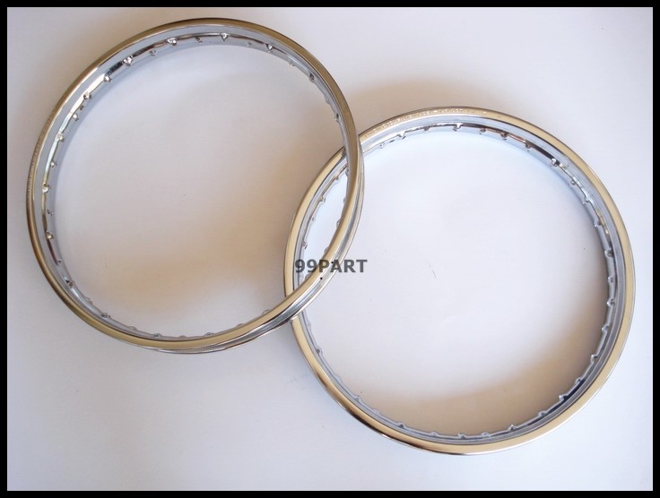 HONDA DREAM 250 305 C72 CA72 CS72 C77 CA77 FRONT & REAR WHEEL RIM METAL ...