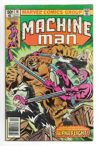 Machine Man #18 Marvel Comics 1980 Steve Ditko art / Alpha Flight ...