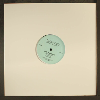 Len Maxwell: Every Sound Hergestellt By The Voice Of Len Maxwell 12 ...