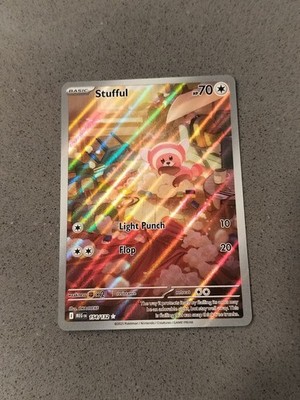 Stufful - Illustration Rare 154/132 - Mega Evolution Pokemon TCG Card ...