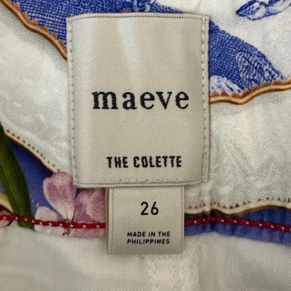 Maeve x Anthropologie The Colette Magic Fabric Crop Wide-Leg Pants Size ...