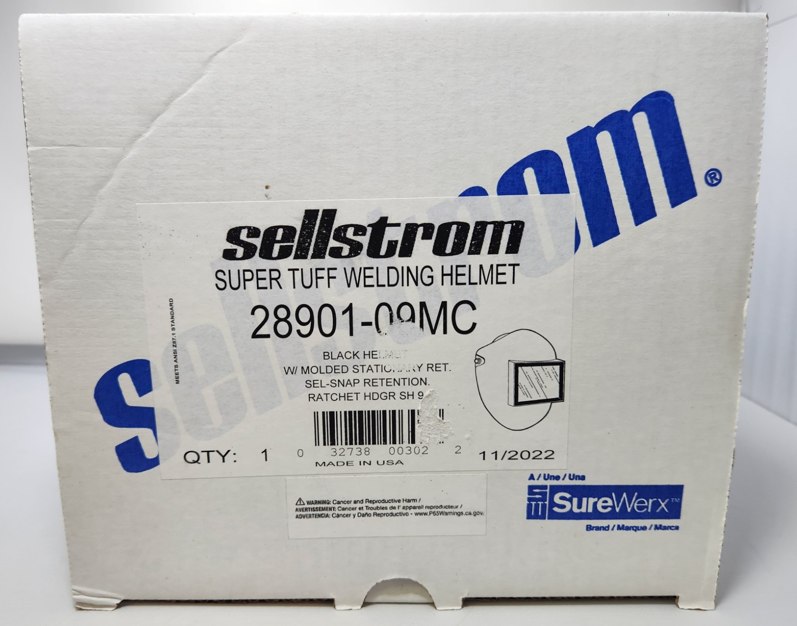 Sellstrom Super Tuff Welding Helmet 28901 (Set of 3) – New in Box | eBay