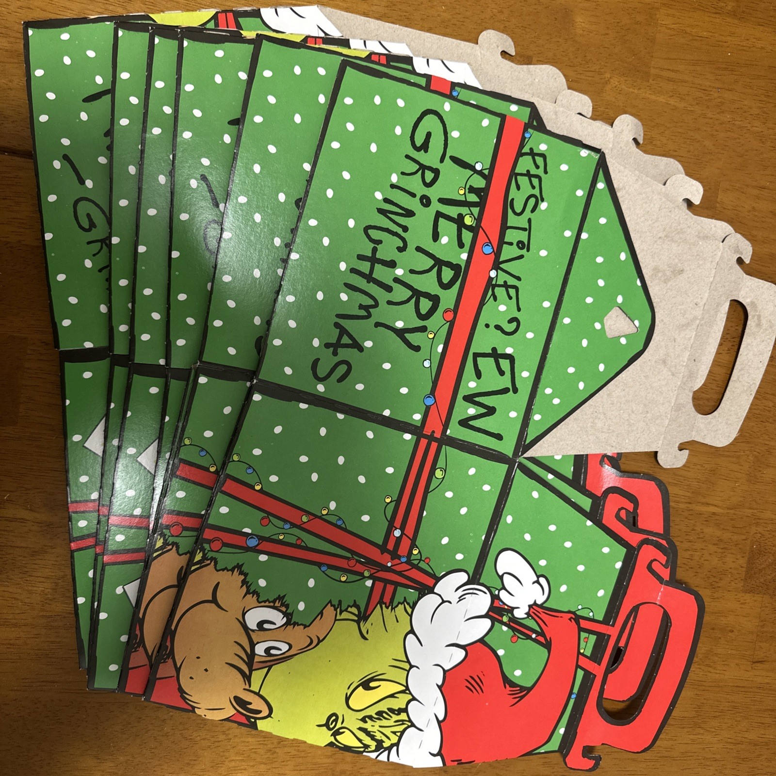 2025 McDonald’s Grinch Happy Meal Box! EMPTY Limited Edition! LOT OF 6 ...