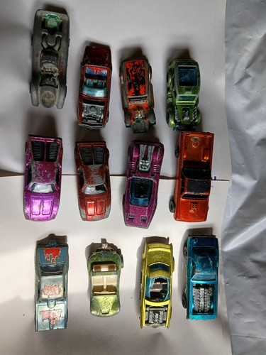 Vintage Lot of Hot Wheels All REDLINE Diecast Cars Red Line Bye Focal ...