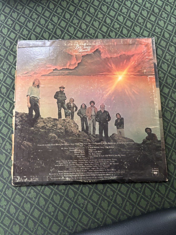 Boz Scaggs Moments Album Record Album Vinyl | eBay