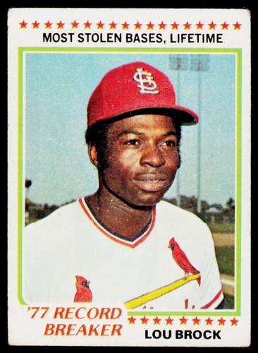 1978 Topps Lou Brock 1 St. Louis Cardinals | eBay