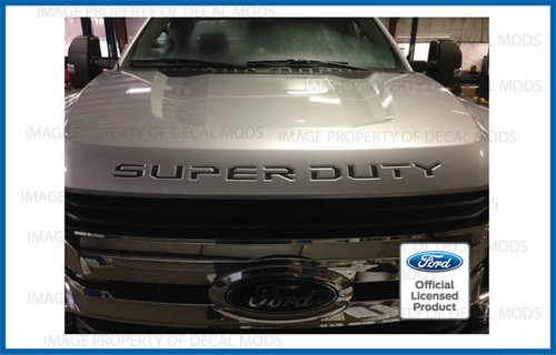 2019 Ford F250 Super Duty HOOD GRILLE Letters Insert Decals Stickers ...