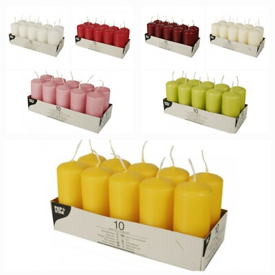 Pillar candle Large Round Table Candles Long Burn Time big size pack ...