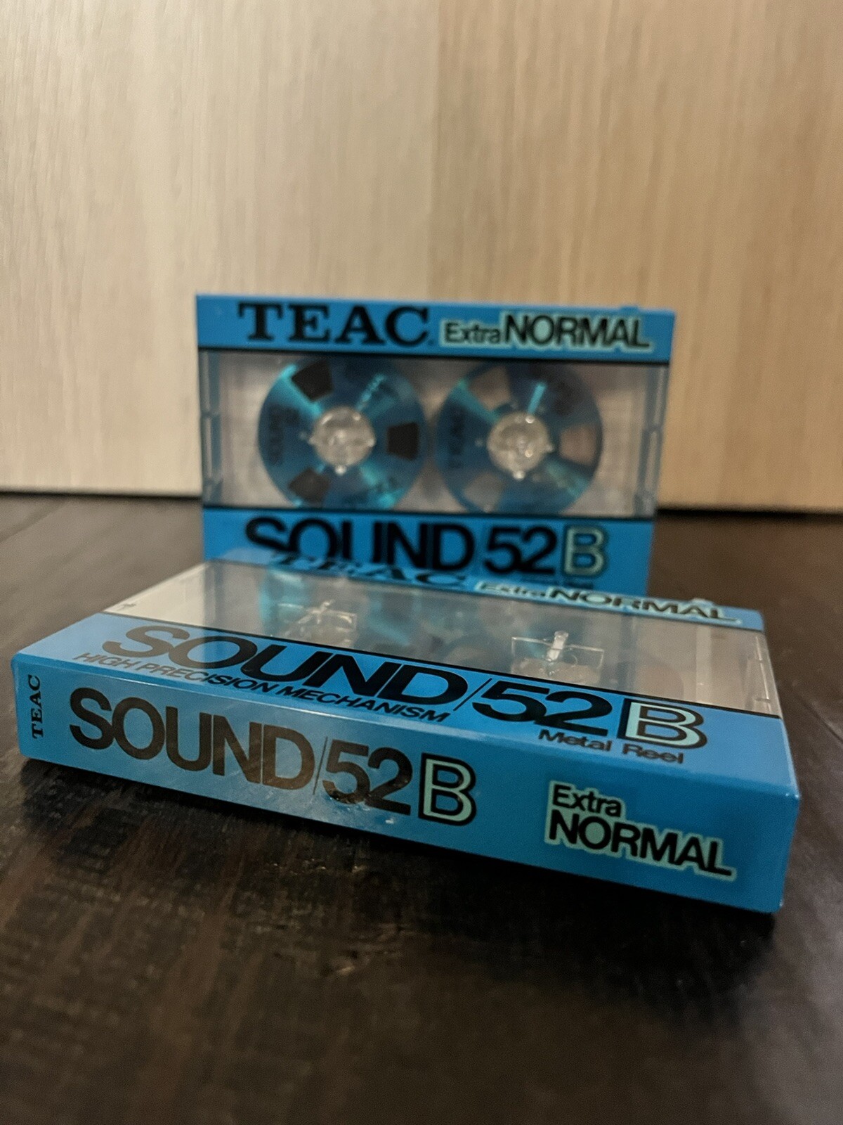 Set of 2 -TEAC Sound 52B, Type I, Blank Cassette Tape, Blue, Japan ...