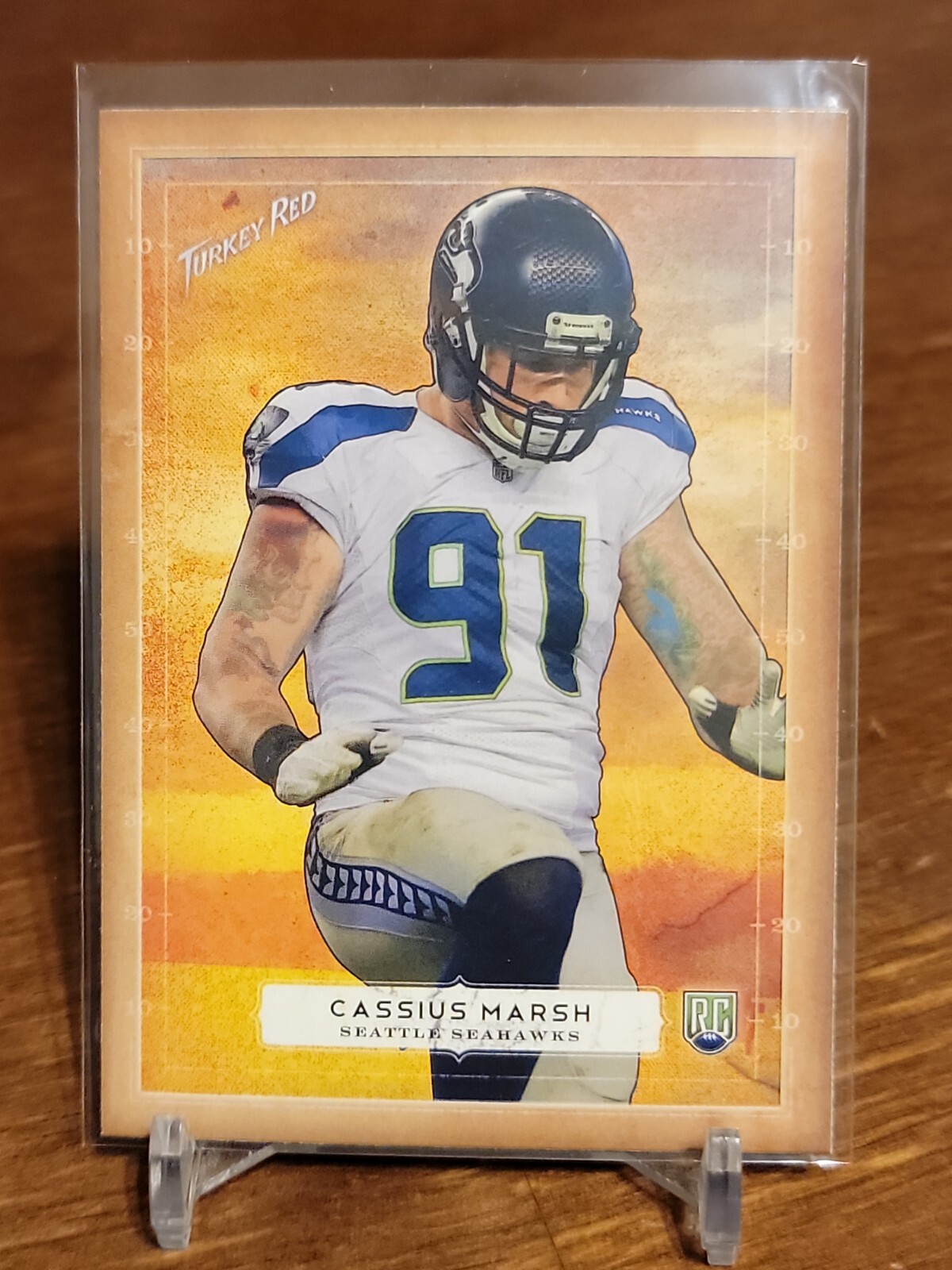 2014 Topps Turkey Red Seahawks Football Card #75 Cassius Marsh | eBay