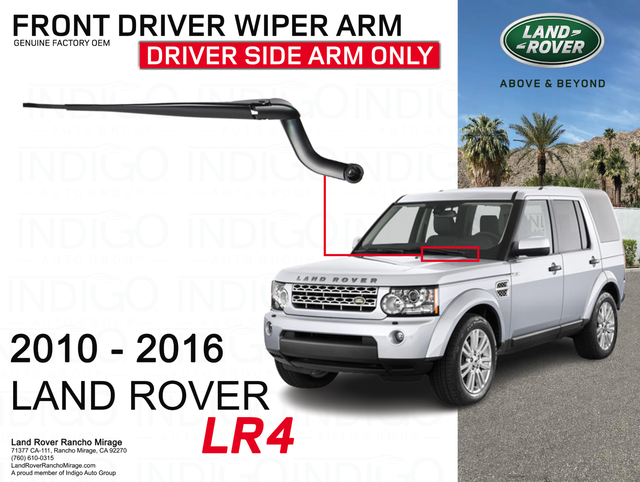 Land Rover LR038124 Genuine OEM Factory Original Wiper Arm for sale ...