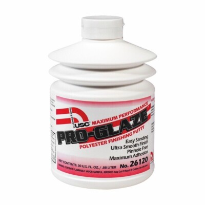 USC 26120 Pro-Glaze Maximum Performance Polyester Finishing Putty (30 ...