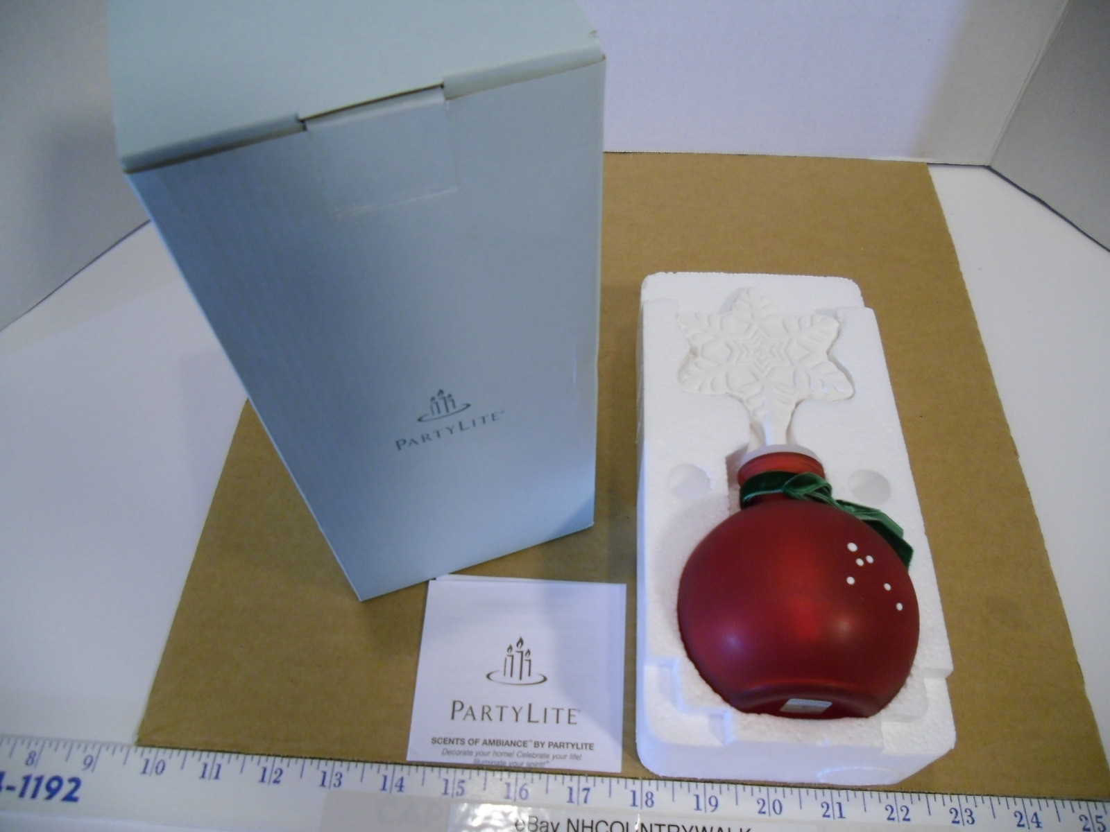 PartyLite Scents of Ambiance Snowflake Fragrance Diffuser #P90762 - NEW ...