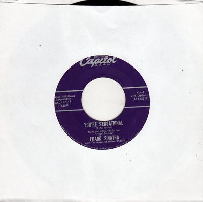 Frank Sinatra-You're Sensational/Johnny Concho Theme (VG+) | eBay