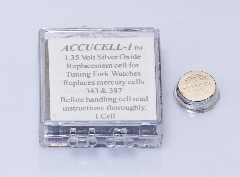 Accutron Bulova 214 Accucell Special Battery 1.35V Replaces 343 & 387 ...