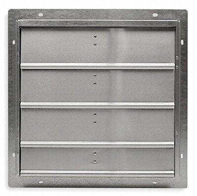 Dayton 18" Backdraft Damper/Wall Shutter 18-1/2" x 18-1/2" Opening ...