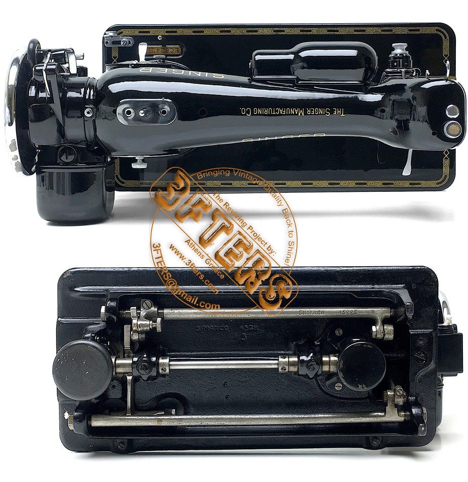 SINGER 201-2 Sewing Machine Potted Restored & Serviced by 3FTERS | eBay