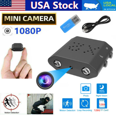 1080P HD Mini Camera Motion Detection Camcorder Night Vision Home ...
