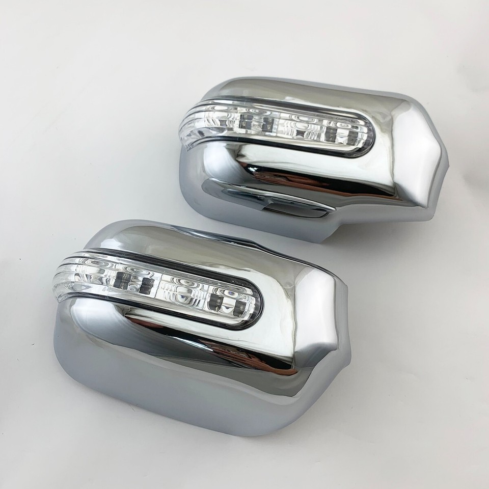 Chrome Car Accessories Side Mirror Shell With Light For Toyota Echo ...