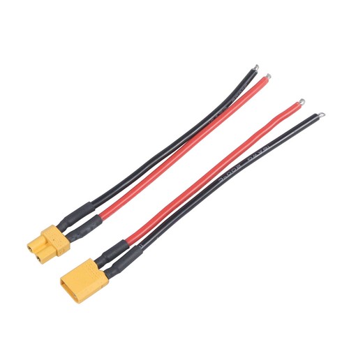 XT30 Plug Male and Female Connector Cable for RC Lipo Battery FPV Drone ...