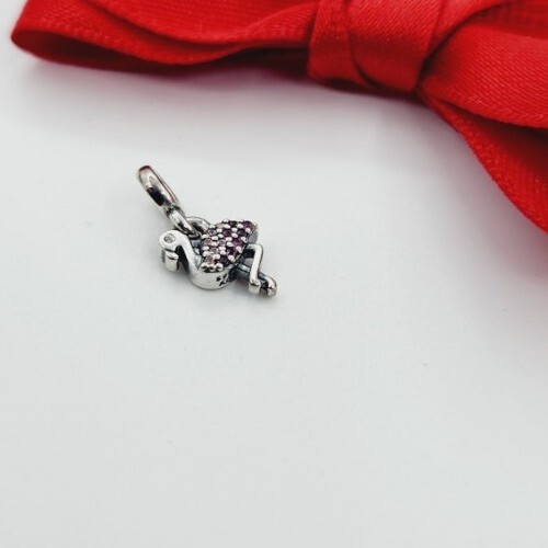 Brand new genuine Pandora Me My Pink Flamingo Silver Hanging Charm ...