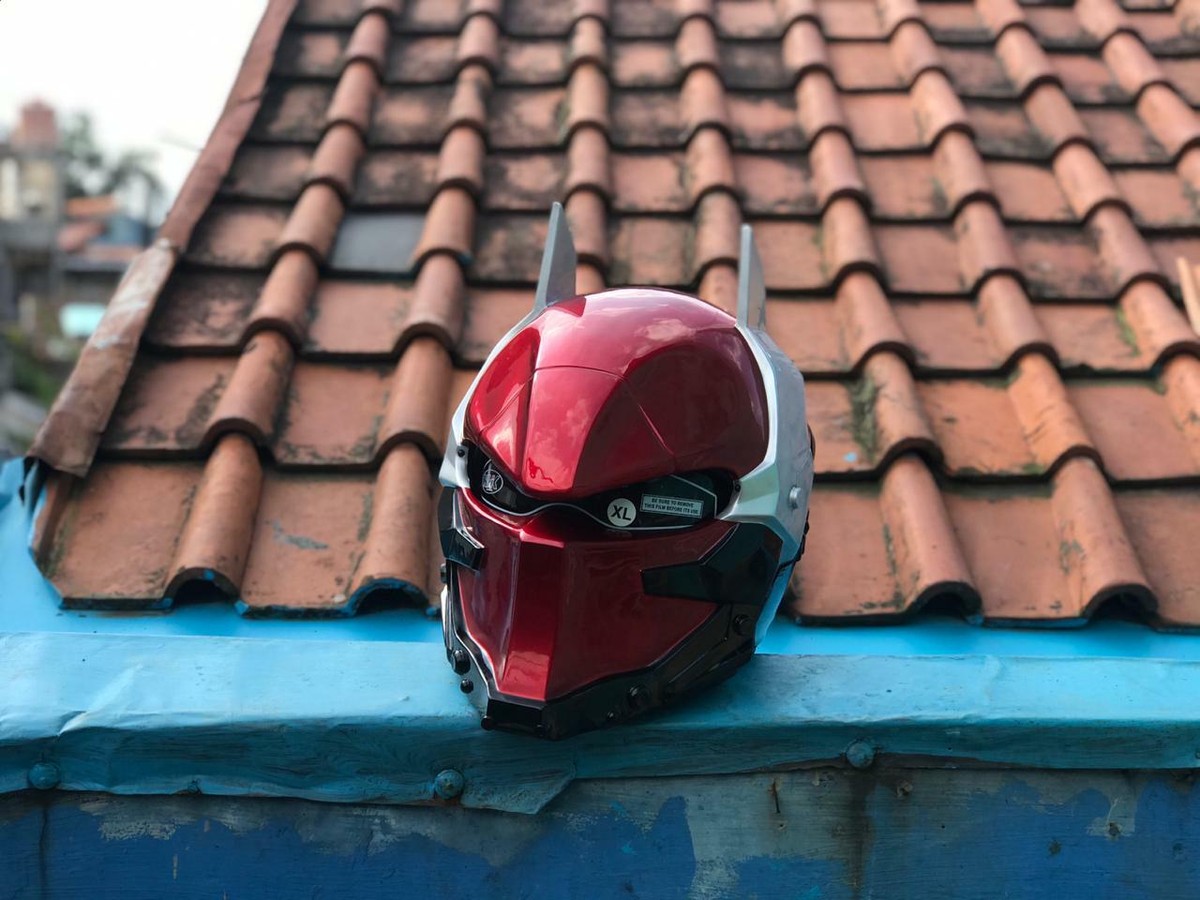 Custom Batman Motorcycle Helmet