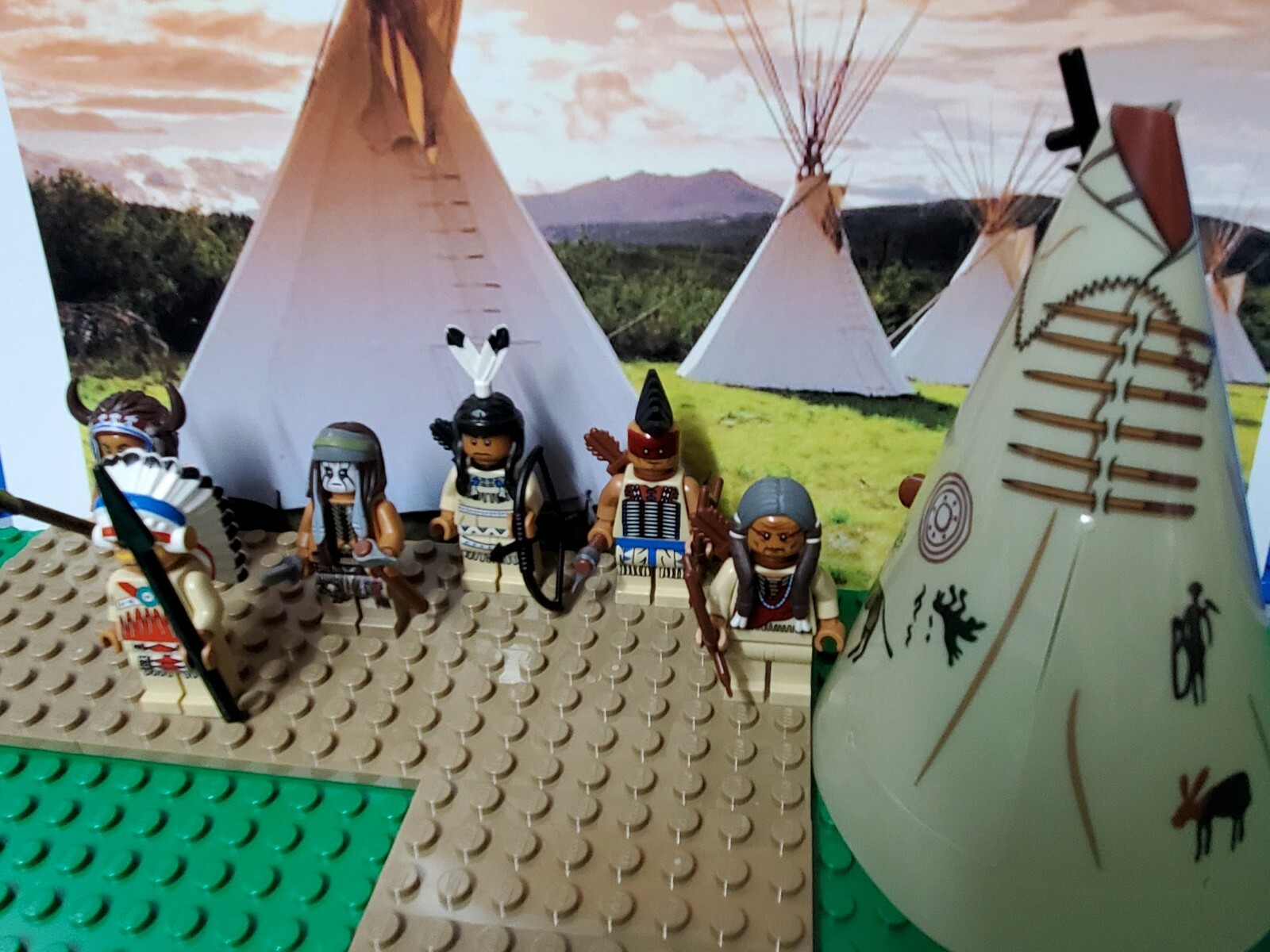 LEGO Native American Indian Village Settlement NEW 100% Genuine LEGO | eBay