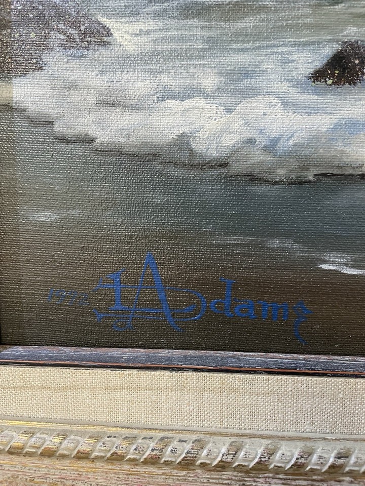 Loren Dean Adams Original Oil Painting On Canvas / Seascape | eBay
