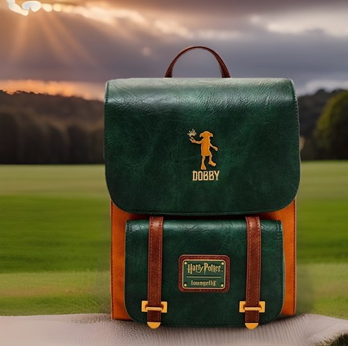 NEW Loungefly Backpack Harry Potter DOBBY Is A Free Elf School Flap Bag ...