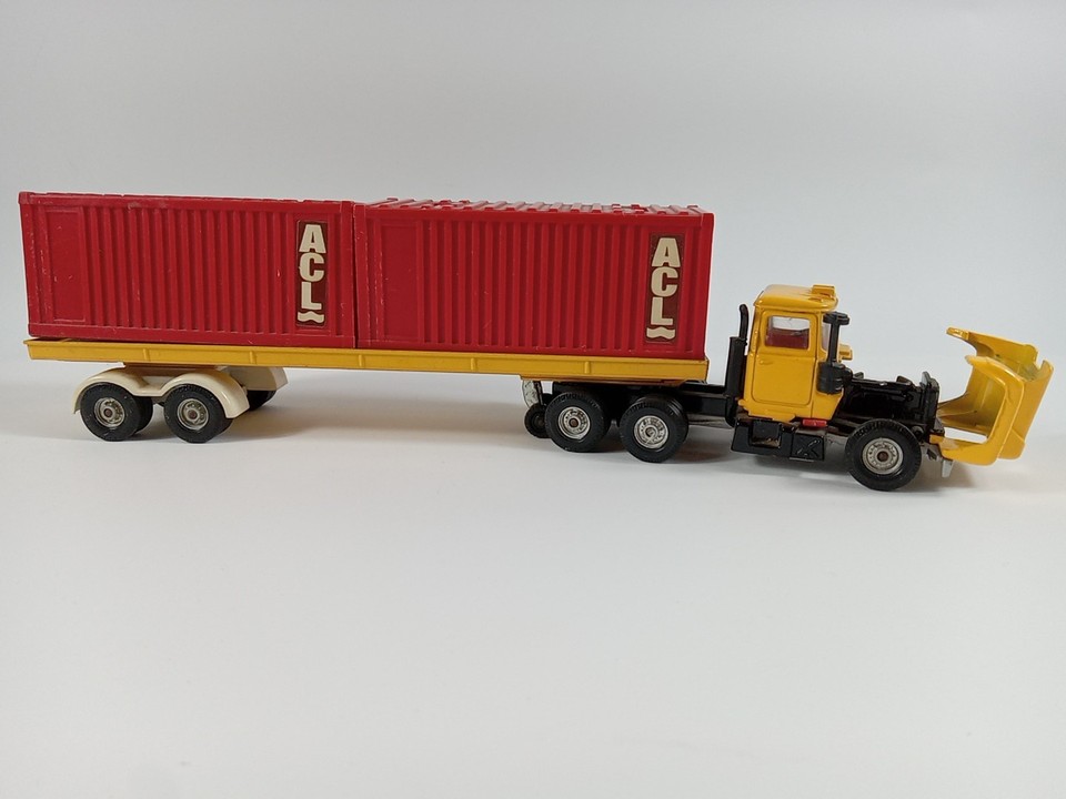 Vintage Corgi Major 1106 Mack Container Truck Tractor Trailer 1/43 ...