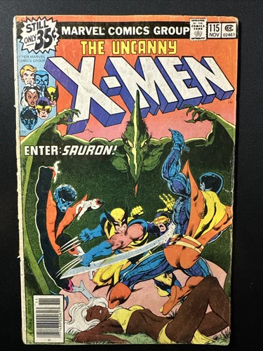 X-Men #115 1978 Marvel Comics Bronze Age 1st Print Wolverine Magneto ...