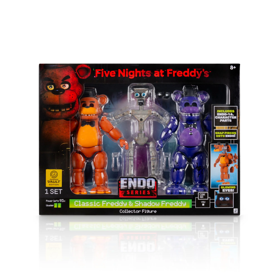 New Jazwares Vault Five Nights at Freddy’s Classic Shadow Endo Series ...