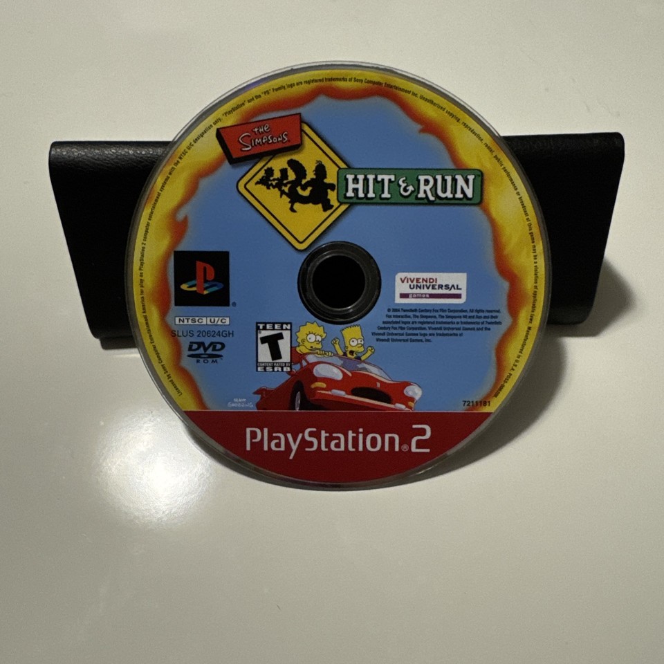 Simpsons Hit & Run - PS2 (Disc Only) | eBay