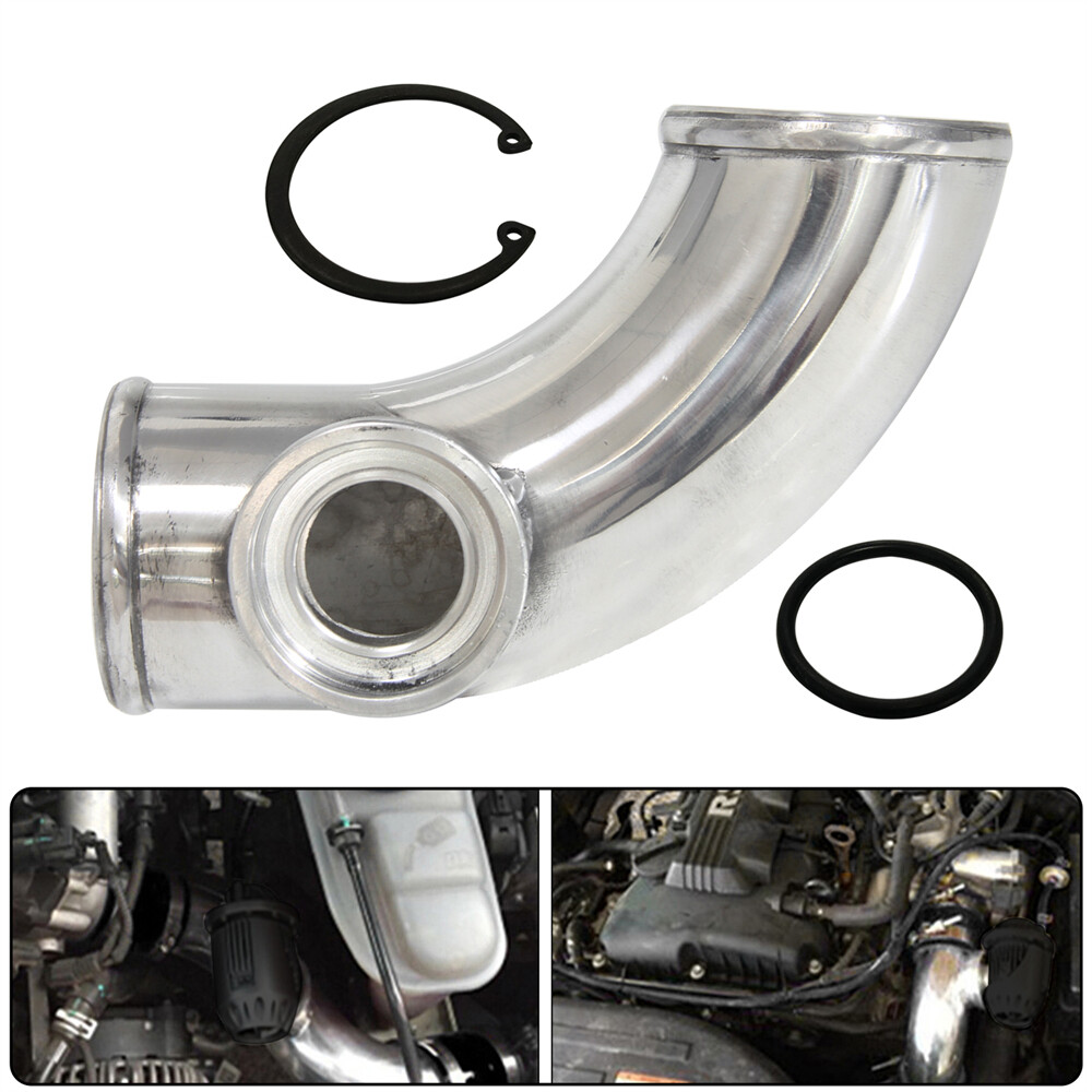 90-Deg 76mm Aluminum Turbo Charge Pipe for HKS SSQV SSQV Blow Off Valve ...
