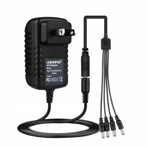 5V 3A Adapter For Building O HO Scale Gauge Power 4.5V/5A 4 Outlet Cord ...