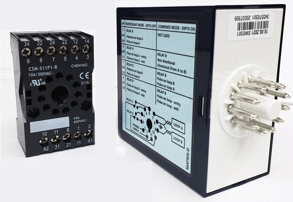 BEA MATRIX-D-12-24 Loop Detector - 10MATRIXD1224 - 12-24V AC/DC Vehicle ...