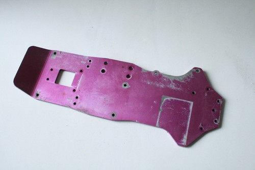 Schumacher Rascal Purple Alloy CNC Machined Lower Chassis - U3046 | eBay UK