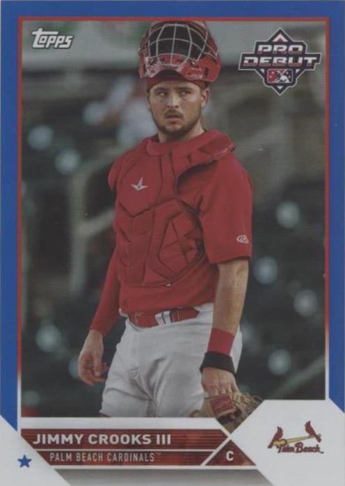 2023 Topps Pro Debut - Jimmy Crooks III #PD-177 Blue Foil /150 (RC) for ...