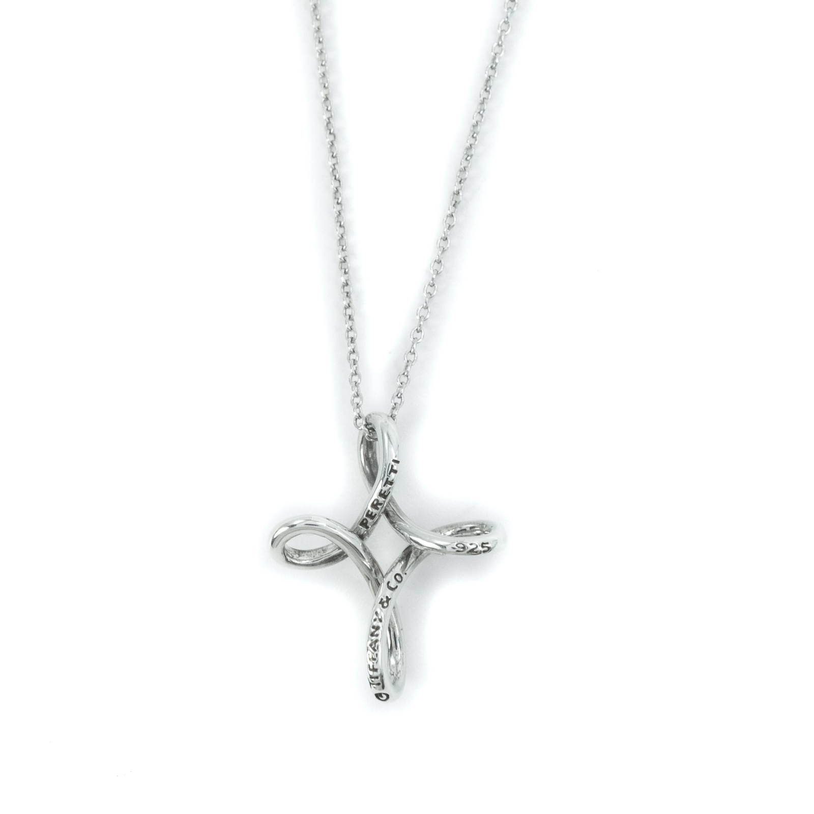 Tiffany & Co Elsa Peretti Infinity Cross Sterling Sil… - Gem